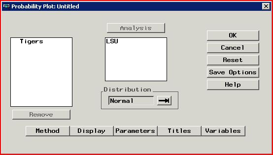 SAS: Probability Plot - GROK Knowledge Base