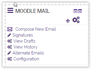 Moodle: Blocks: Sending Moodle Mail (Faculty) - GROK Knowledge Base