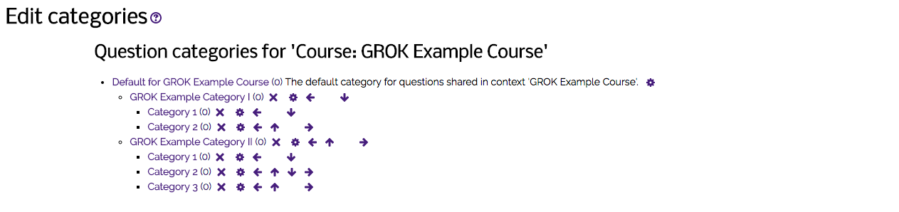 Moodle: Activities & Resources: Quiz Question Categories - GROK Knowledge Base