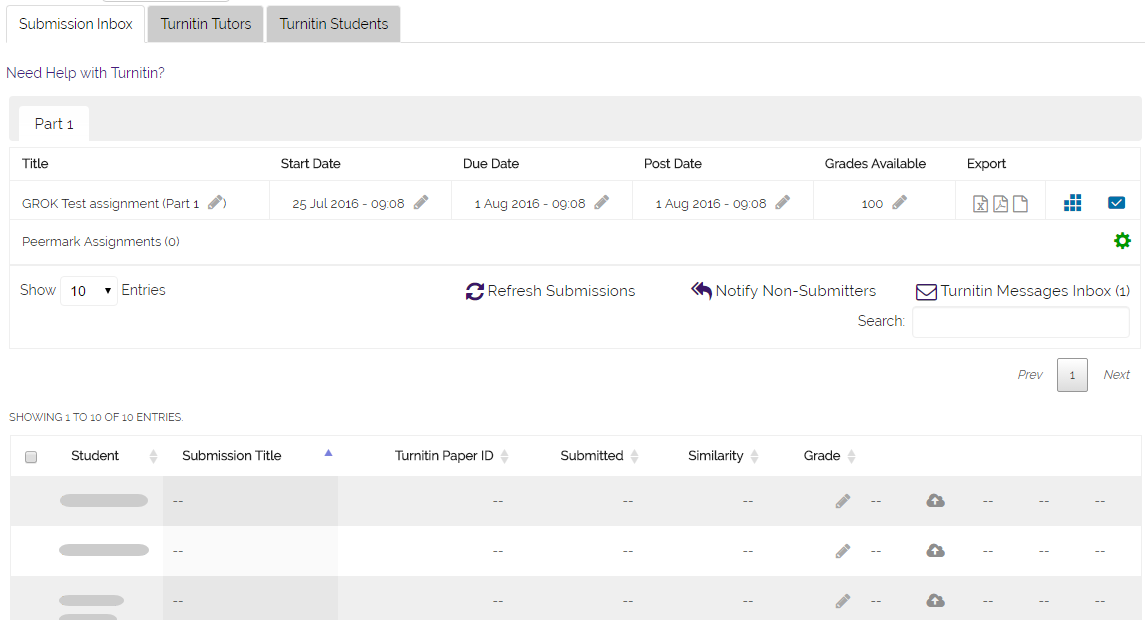 Moodle: Activities & Resources: Create a Turnitin Assignment (Faculty) - GROK Knowledge Base
