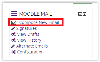Moodle: Blocks: Moodle Mail Signatures - GROK Knowledge Base