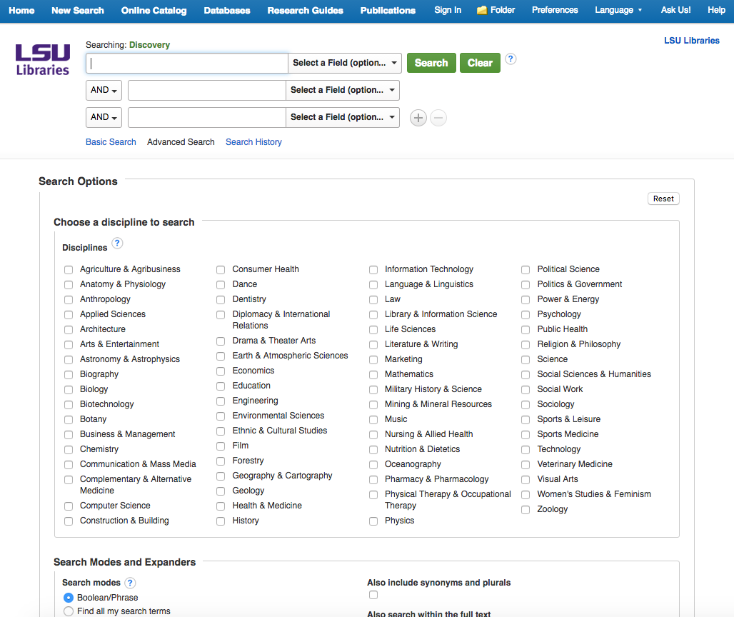 myLSU Portal: Discovery - GROK Knowledge Base