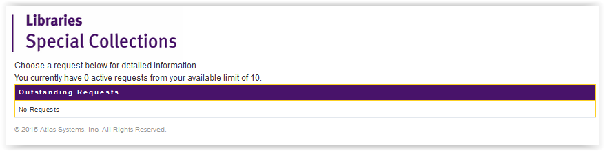 LSU Library: Special Collections: Outstanding Requests - GROK Knowledge Base