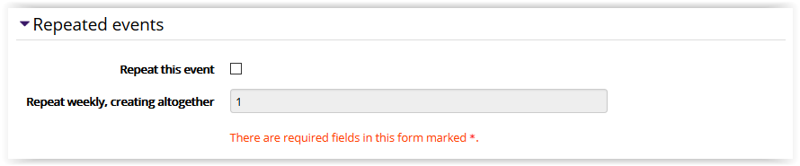 Moodle: Blocks: Calendar Group Event - GROK Knowledge Base
