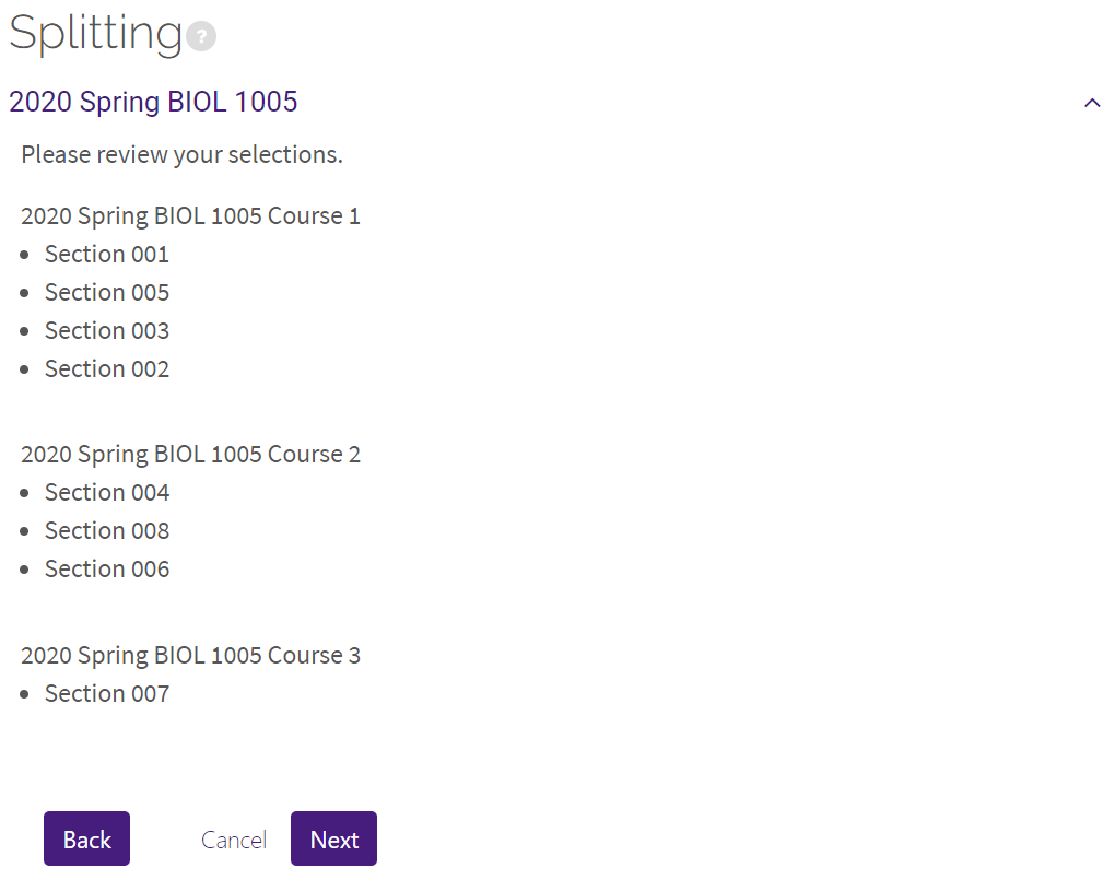 Moodle: Blocks: CPS: Course Splitting - GROK Knowledge Base
