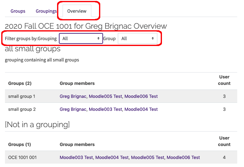 Moodle: Groups and Groupings Overview - GROK Knowledge Base