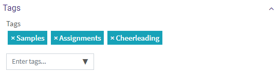 Common Activity Settings: Tags - GROK Knowledge Base