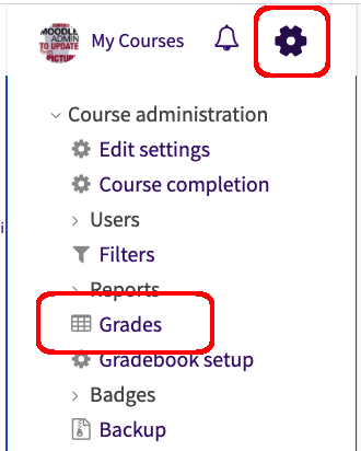 Moodle: Gradebook - GROK Knowledge Base
