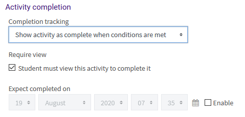 Moodle: Activities & Resources: IMS Content Package Settings - GROK ...
