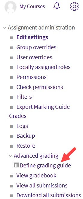 Moodle: Activities & Resources: Grading an Assignment - GROK Knowledge Base