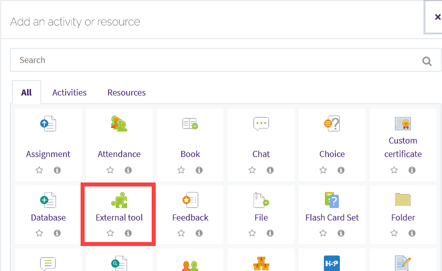Moodle: Activities & Resources: External Tool: zyBooks Plugin for Moodle - GROK Knowledge Base