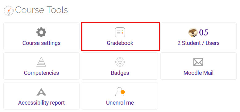 Moodle: Gradebook: Projected Final Grade - GROK Knowledge Base