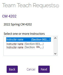 Moodle: Blocks: CPS: Team Teach Request - GROK Knowledge Base
