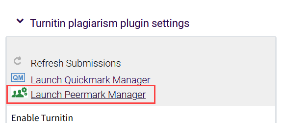 Moodle: PeerMark from Turnitin - GROK Knowledge Base