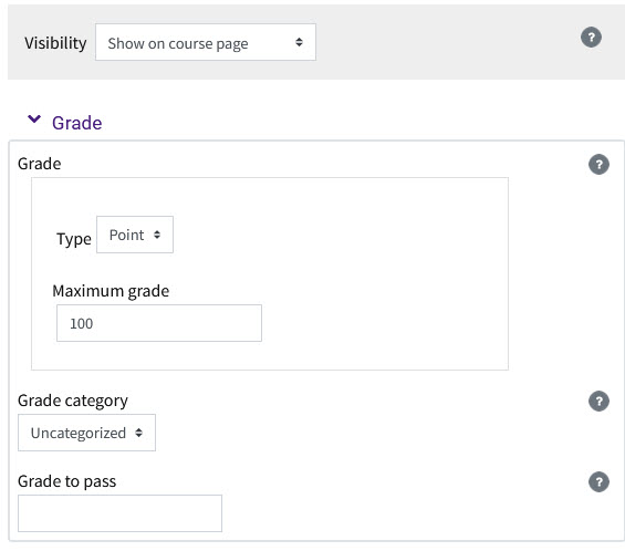 Moodle: Activities & Resources: Turnitin Settings In Detail - GROK Knowledge Base